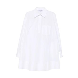 Stella McCartney A-Linien-Hemdkleid - - Dresses - Damen - Wei&szlig; - S