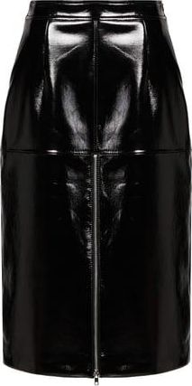 Saison 1865 Jupe midi en cuir VINIA