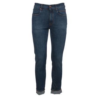Siviglia Hoch taillierte Baumwoll-Palazzo-Hose - - Jeans - Herren - Blau - W32