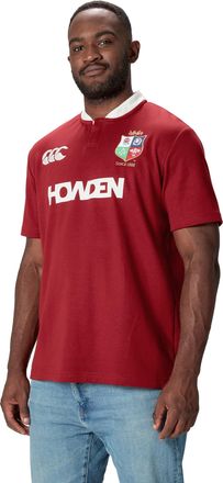 Canterbury Of New Zealand Unisex Erwachsene British and Irish Lions Kurzarm-Trikot, klassisches Jersey, Red Dahlia, Gr&ouml;&szlig;e XL