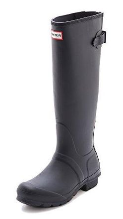 Hunter Wellies Original Back Adjustable Navy - femmes, Blau, 39