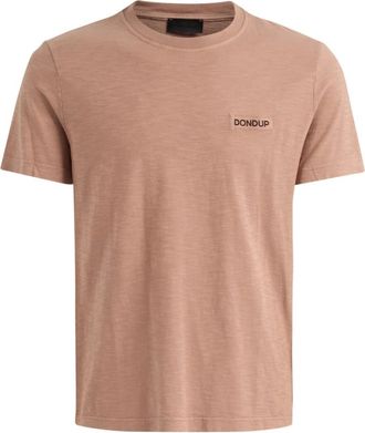 Dondup Homme, Tops, Brun, Taille: S T-Shirt Regular en Jersey