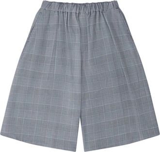 Comme Des Gar&ccedil;ons Glen Check Shorts - - Shorts - Herren - Grau - S