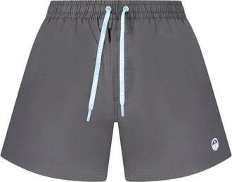 North Sails Homme, Maillots de bain, Gris, Taille: XL Boxer de bain en coton noir avec d&eacute;tails oc&eacute;aniques