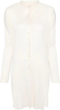Issey Miyake Femme, Blouses et Chemises, Beige, Taille: 42 FR Shirt