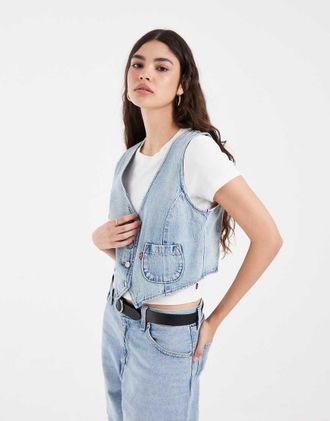Levi's D&eacute;bardeur ajust&eacute; en jean - Bleu