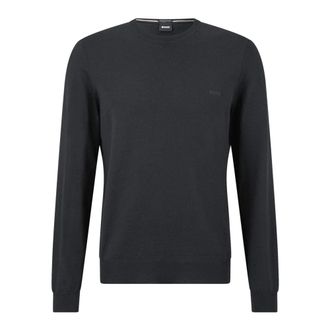 HUGO BOSS Umweltfreundlicher Wollpullover Botto-L Schwarz - - Knitwear - Herren - Schwarzk - 3XL