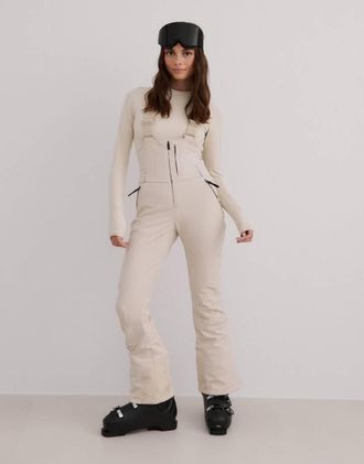 Aim'n Salopette stretch thermique - Caf&eacute; au lait-Neutre