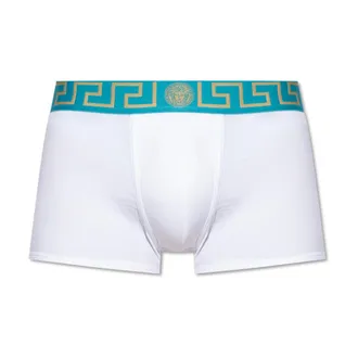 Versace Homme, Sous-vêtements, Blanc, Taille: 2XL Boxer Shorts en Coton