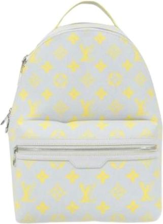 Louis Vuitton unisex, Pre-owned, Gris, Taille: ONE Size Sac &agrave; dos en toile Pre-owned