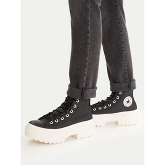 Converse Sneakers aus Stoff Converse Chuck Taylor All Star Lugged Heel Platform Waterproof A12328C 001 Schwarz