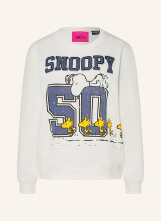 Frog Box Frogbox Sweatshirt Mit Schmucksteinen weiss