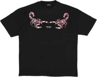 Phobia Archive Scorpion Print Tee - - Tops - Herren - Schwarzk - XL