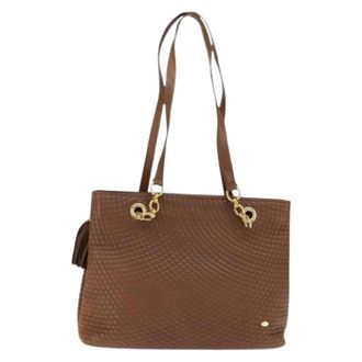 Bally Pre-owned Leder Schultertasche - - Pre-owned - Damen - Braun - ONE SIZE