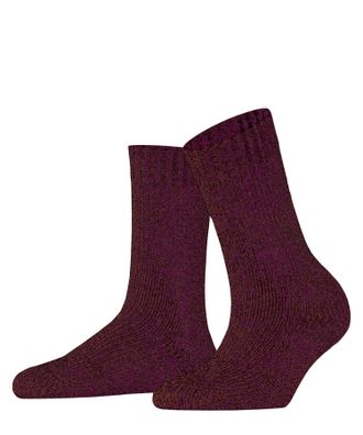 Falke Damen Socken Marble Cloud W So Wolle Baumwolle gemustert 1 Paar, Braun Cayenne 5950, 35-38