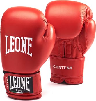 LEONE 1947 Boxhandschuh-Wettbewerb, Unisex-Erwachsene, Rot, 10 OZ, GN010