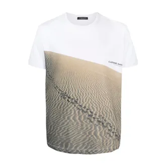 Costume National T-shirt contemporain en coton &agrave; imprim&eacute; graphique - Homme - Tops - Blanc - Taille: XL