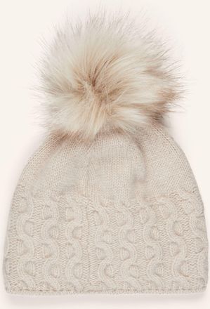 Capo Capo M&uuml;tze Mit Cashmere beige