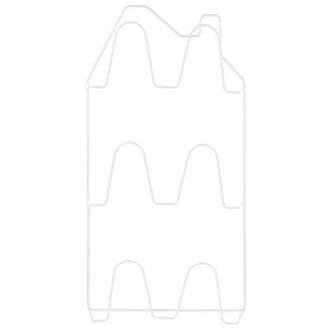 Angoily Mehrlagiges Wandpantoffelregal aus Eisen Wei&szlig; Platzsparend Wandmontiert Multifunktionaler Hausschuh und Badezimmer Organizer