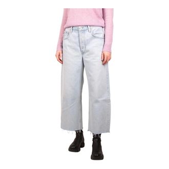 Citizens Of Humanity Femme, Jeans, Bleu, Taille: W27 Ayla Raw Hem Crop