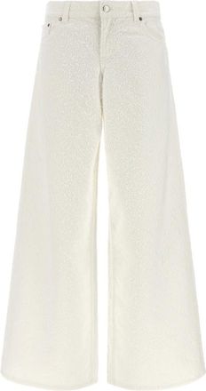 Stella McCartney Femme, Pantalons, Blanc, Taille: W27 Jeans
