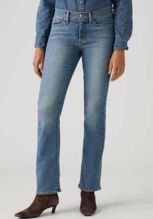 Levi's Bootcut-Jeans LEVIS 315 Shaping Boot, Damen, Gr. 26, L&auml;nge 30, camp denim, Denim/Jeans, Obermaterial: 80% Baumwolle, 19% Polyester, 1% Elasthan, lang,