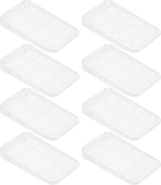 Holibanna 8 Stück Transparente Möbelbodenmatten Tischbeine Möbelnivellierfüße Möbelbein Nivellierfüße Tischbein Nivellierfüße Möbelfußverlängerungen Möbelnivell