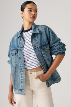 Levi's Oversized Trucker Jacket - Damen - Mittlere Waschung / Mittlere Waschung