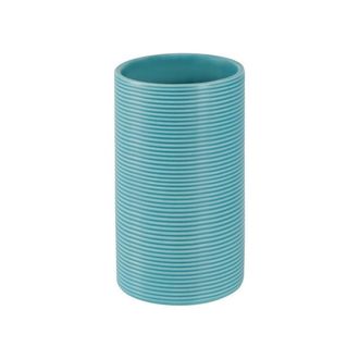 Spirella Tube Zahnputzbecher/Zahnb&uuml;rstenhalter, Gerippter, Aqua