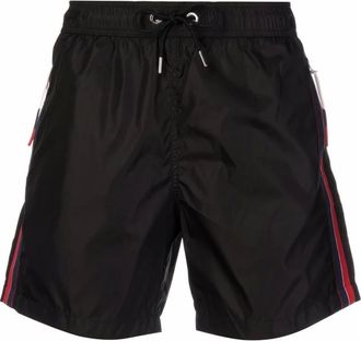 Moncler Homme, Maillots de bain, Noir, Taille: XL Sea Clothing