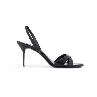 PARIS TEXAS Sandalen mit abgerundeter Spitze und Stilettoabsatz - - Shoes - Damen - Schwarzk - 37 EU