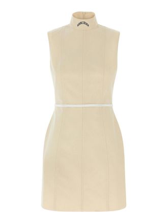 Moschino Robe Au Genou - Beige