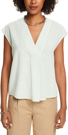 Esprit Damen 034EE1F339 Bluse, 330/LIGHT Green, X-Large