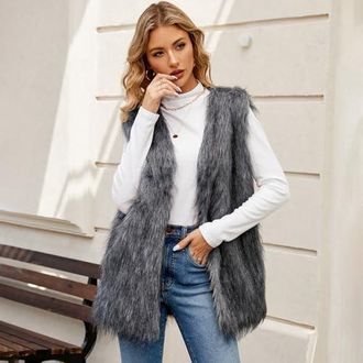 Generic Manteau Coupe Vent Femme Jean Militaire Blanche Moumoute Cotel&eacute; Pardessus Peluche Soldes Crois&eacute; Couleur Equitation R&eacute;versible Lila Cheville Femmes Loo