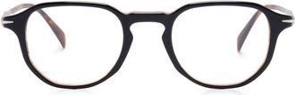 Eyewear by David Beckham Brille mit rundem Gestell - Braun
