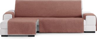 Eysa Valkiria sofabezug chaiselongue 240 cm Links frontalsicht, Farbe 09, Dachziegel 9