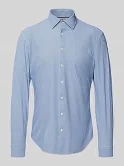 Jake*s Slim Fit Business-Hemd mit Knopfleiste