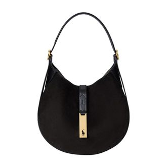 Polo Ralph Lauren Kleine Polo ID Schultertasche - - Bags - Damen - Schwarzk - ONE SIZE
