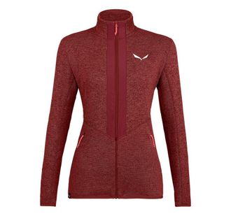 Salewa Fleecejacke Rocca 2 Polarlite (weich, schnelltrocknend) weinrot Damen