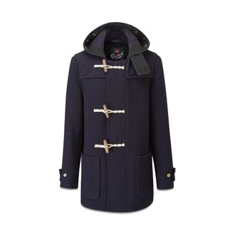 Gloverall Mid Monty Duffle Coat Navy - - Coats - Herren - Blau - XL