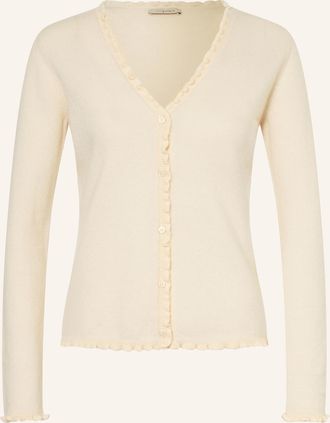 Lilienfels Lilienfels Strickjacke Aus Cashmere weiss