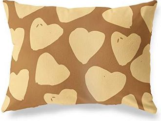 Bonamaison Le Jardin du Lin Kissenbezug Zierkissenbezug Brauntöne Kissenbezug, Für Bett, Auto, Sofa, Haus, Wohnzimmer, Schlafzimmer, Dekoration, 45x60 Cm - Entwo