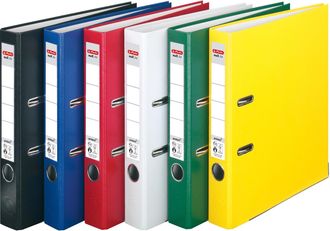 Herlitz Ordner maX.file protect A4 (5cm mit Einsteckr&uuml;ckenschild) (Sortiert | 6er Pack)