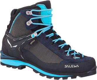 Salewa Crow Gore-Tex Damen Wanderstiefel, Blau, 3.5