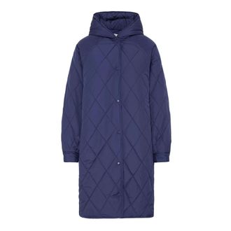 Ichi Ichi - Vestes - Femme - Manteaux - Bleu - Taille: 36 FR