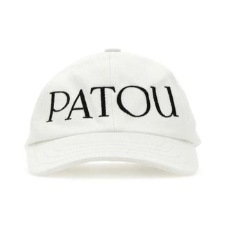Patou Klassische Wei&szlig;e Baumwoll-Baseballkappe - - Accessories - Damen - Wei&szlig; - S