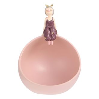 NUOBESTY Ipetboom Schl&uuml;sselablage und Snackhalter aus Umweltfreundlichem Material Dekorative S&uuml;&szlig;igkeitenschale f&uuml;r Eingangsbereich Pflegeleicht und Vielseitig 