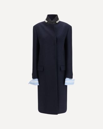 Prada Double Wool Coat Female 42