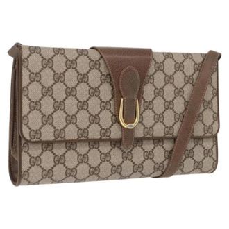 Gucci Pre-owned Vintage GG Canvas Umh&auml;ngetasche - - Pre-owned - Damen - Beige - ONE SIZE