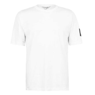 Calvin Klein T-Shirt f&uuml;r Herren, Rundhalsausschnitt, Regul&auml;r (Leuchtend Wei&szlig;)